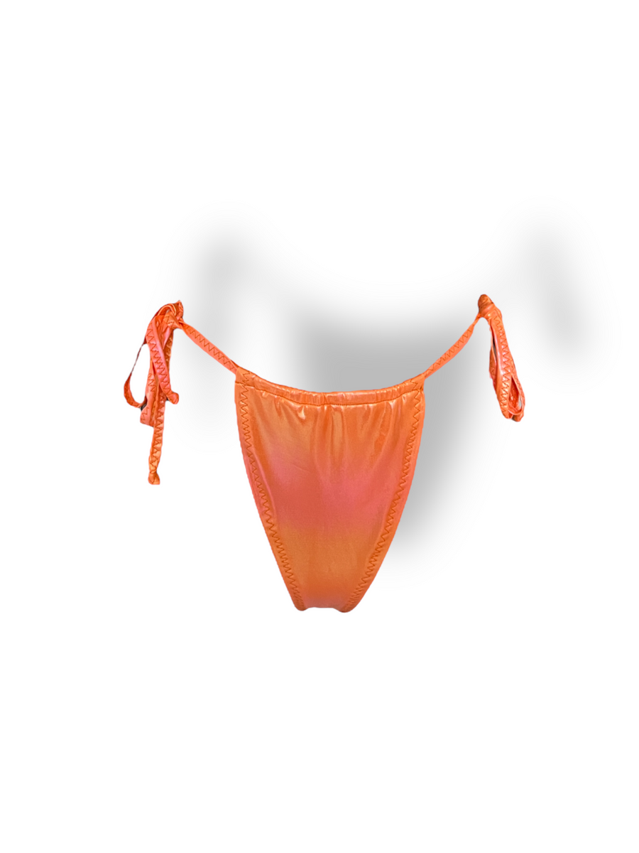 Metallic citrine String bottom – Sundia Swimwear